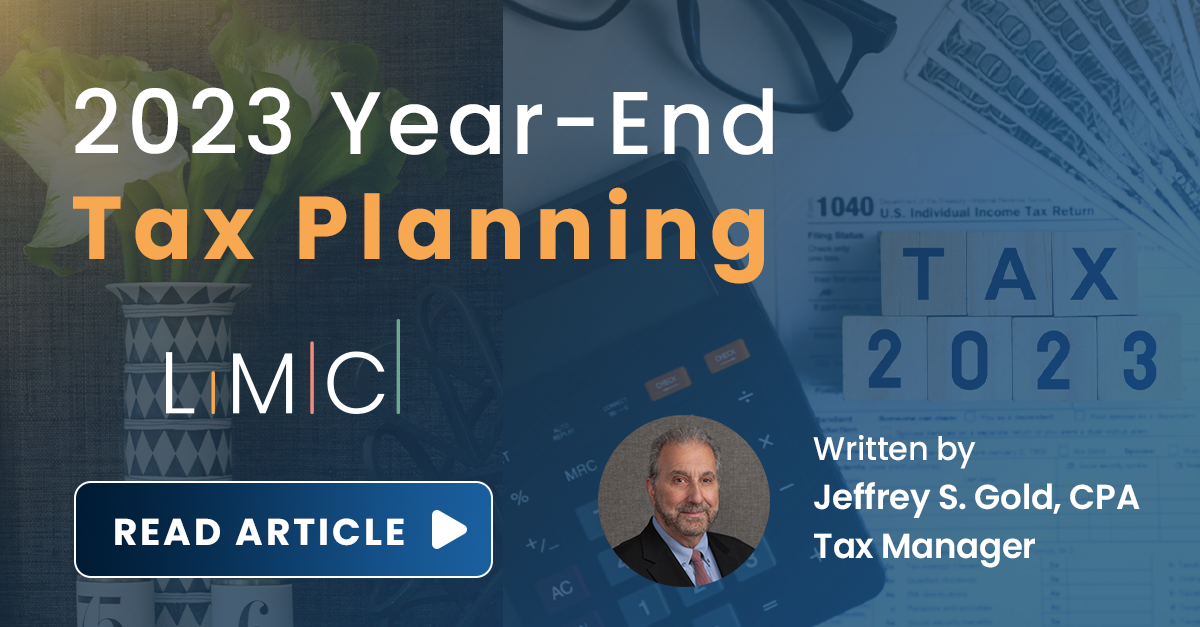LMC - 2023 Year-End Tax Planning
