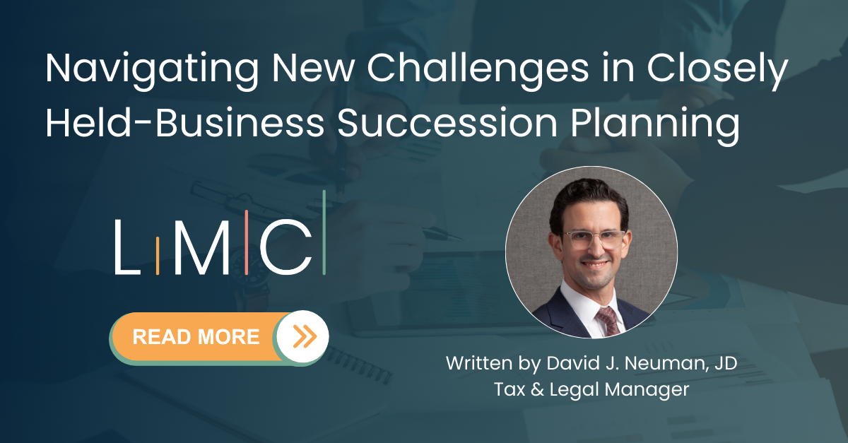 LMC - Navigating New Challenges in Closely Held-Business Succession ...