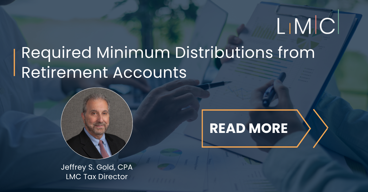 LMC - Required Minimum Distributions from Retirement Accounts