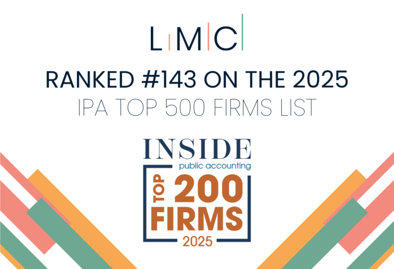 LMC - LMC Again Recognized as a 2025 IPA Top 200 Firm